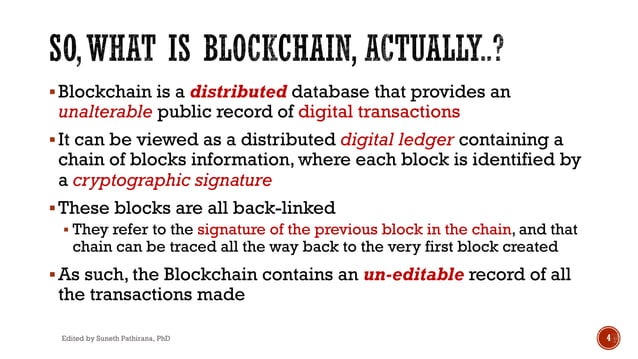 Introduction to Blockchain Technology | PDF