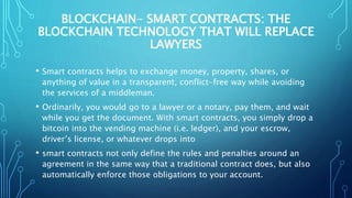 Blockchain technology | PPT