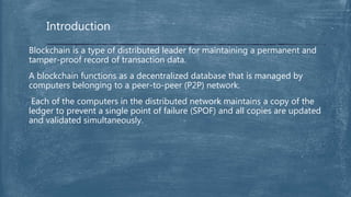 Blockchain technology | PPT