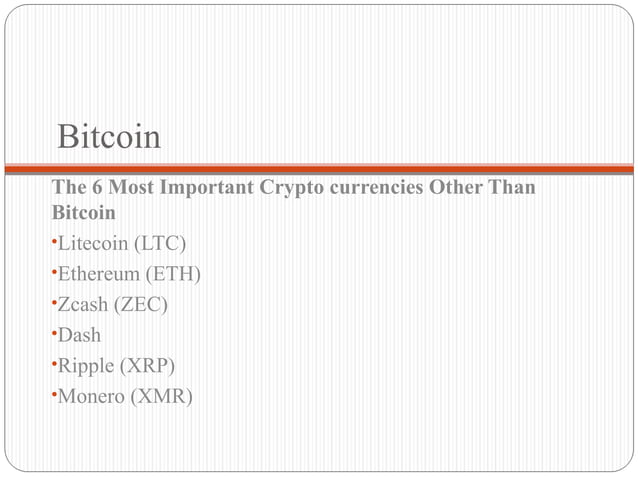 Blockchain technology | Bitcoins | PPT