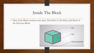 Block chain technology | PPTX