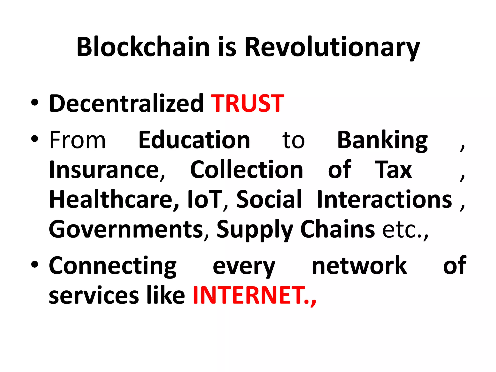 Blockchain Technology and Its Application in Artificial Intelligence ...