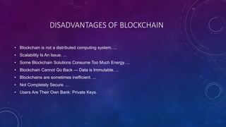 Blockchain technology | PPTX