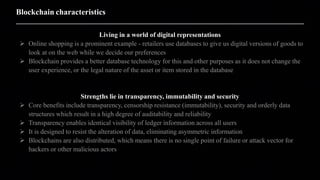 What is blockchain technology and use cases | PPT