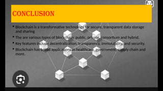 Understanding blockchain technology and how it works | PPT