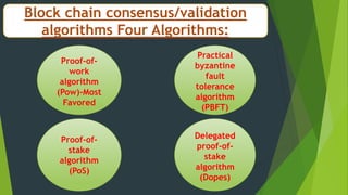Block chain technology | PPTX | Computer Software and Applications | Computing