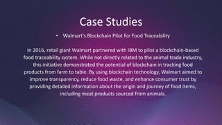 Blockchain Technology in Animal Trade Revolutionizing Accountability ...