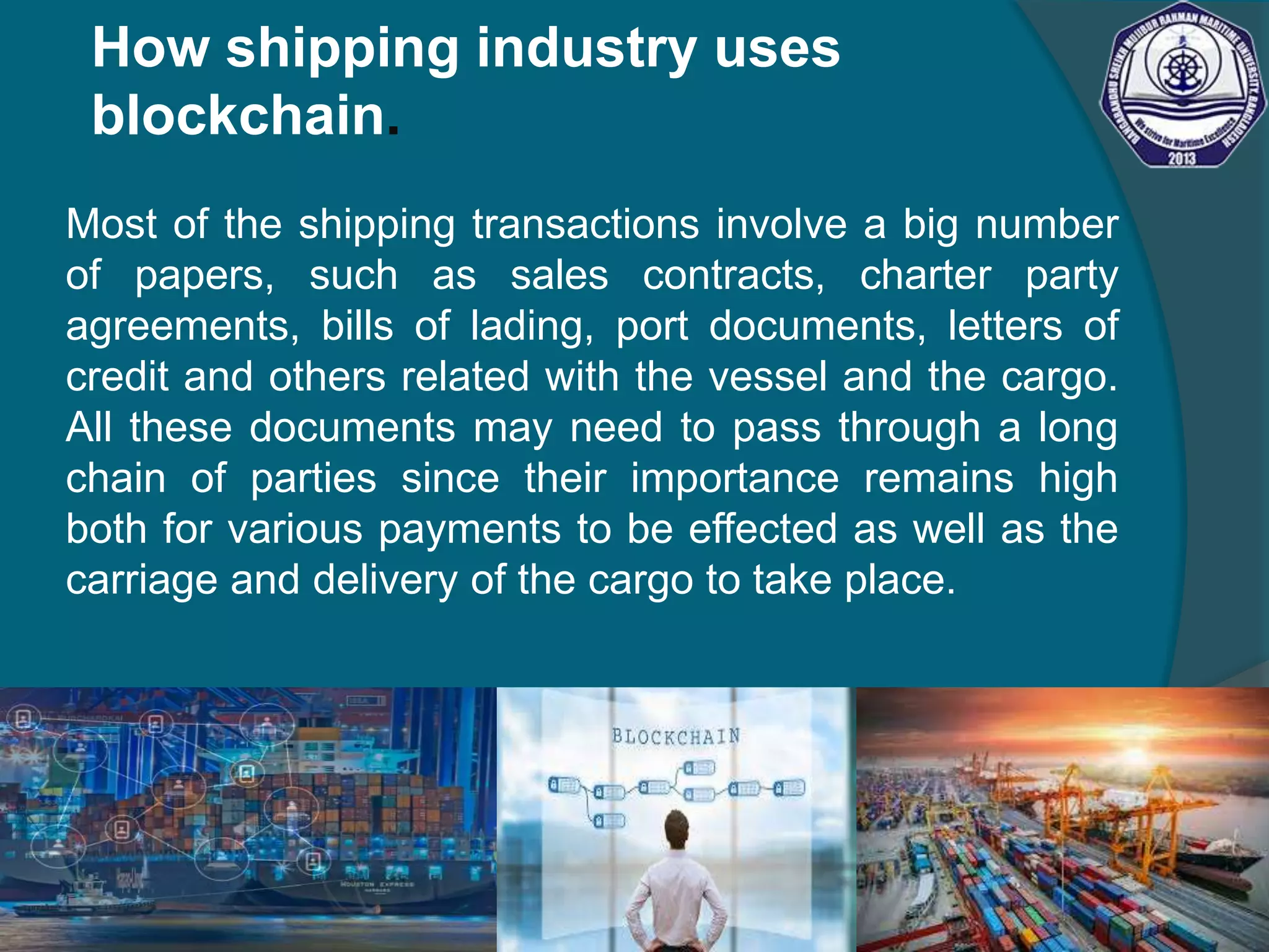 Block chain technology in pcs | PPTX