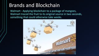 Block Chain Technology in Supply Chain for FMCG | PPTX
