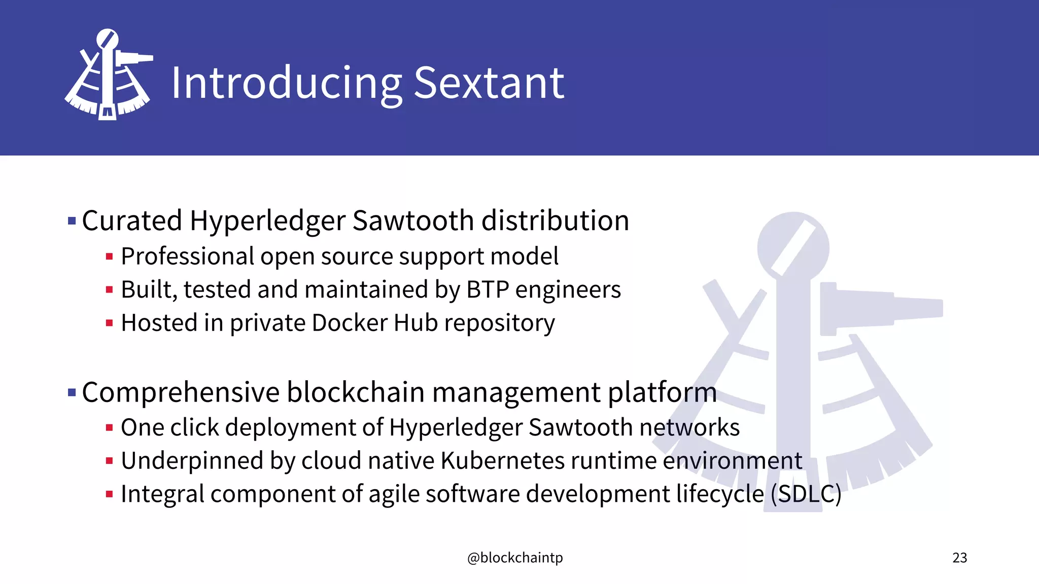 Running Hyperledger Sawtooth in Production - Hyperledger Global Forum ...