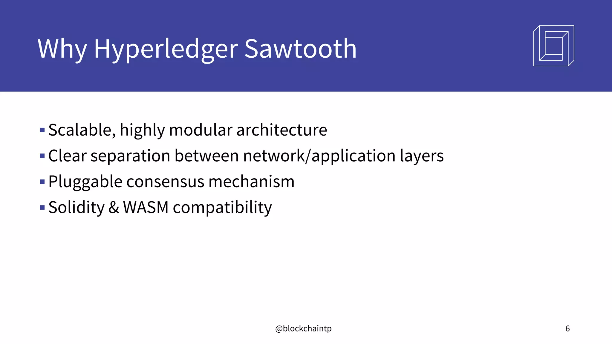 Running Hyperledger Sawtooth in Production - Hyperledger Global Forum 2018 | PPT
