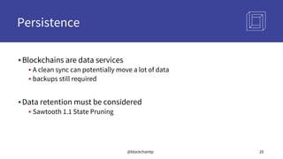 Running Hyperledger Sawtooth in Production - Hyperledger Global Forum ...