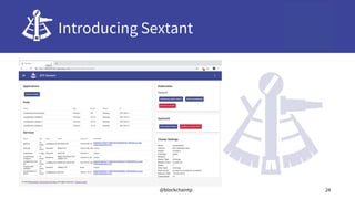 Running Hyperledger Sawtooth in Production - Hyperledger Global Forum 2018 | PPT