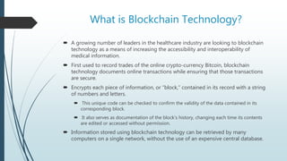 Blockchain technology powerpoint | PPT