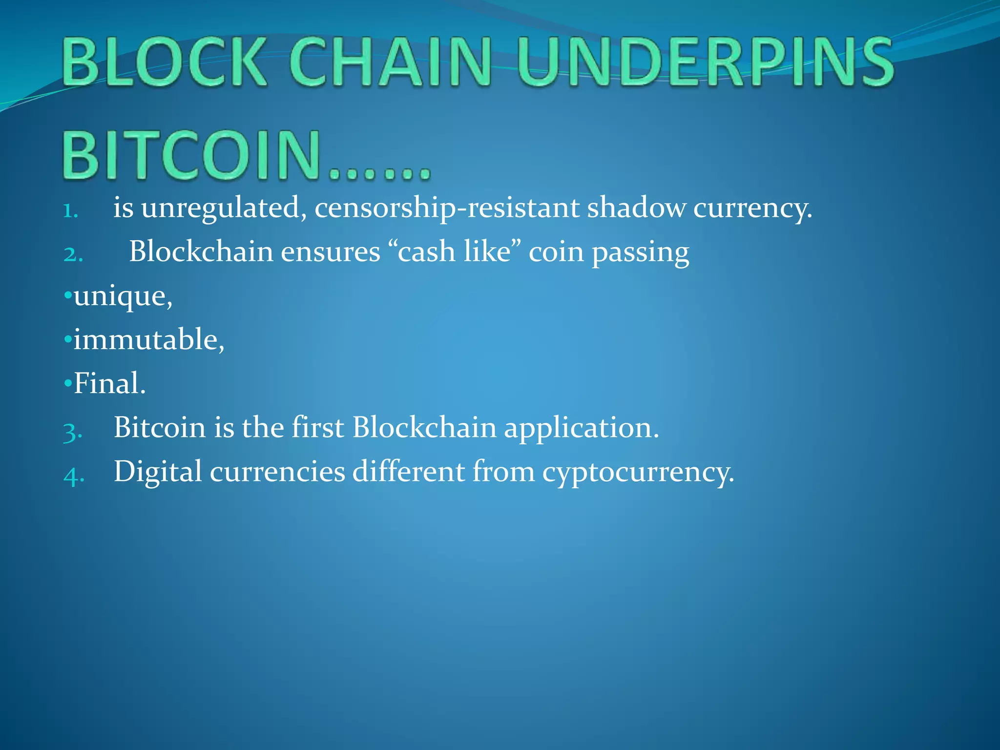 Blockchain technology ppt | PPTX