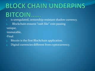 Blockchain technology ppt | PPTX