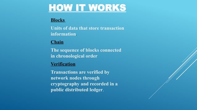 Blockchain technology technol powerpoint | PPT