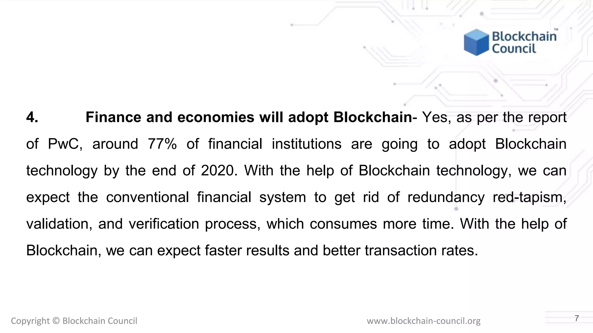 Blockchain Technology Trends 2020 | PPTX