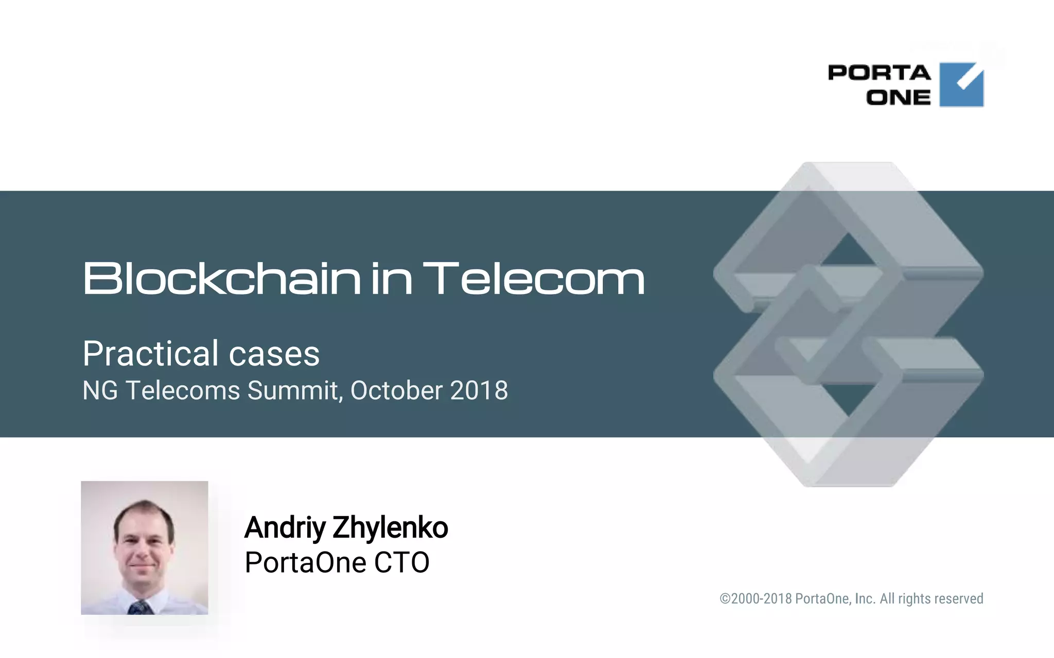 Blockchain in Telecom: Practical Cases | PPTX