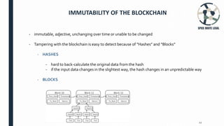 Blockchain & the law 101 | PPT