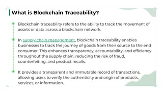 Blockchain Traceability Explained: A Comprehensive Guide for Beginners ...