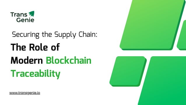Unlocking Transparency: The Power of Blockchain in Traceability | PDF | Business | Business and ...