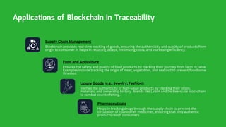 Unlocking Transparency: The Power of Blockchain in Traceability | PDF