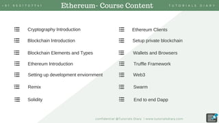 Blockchain Introduction | PDF