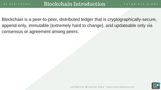 Blockchain Introduction | PDF