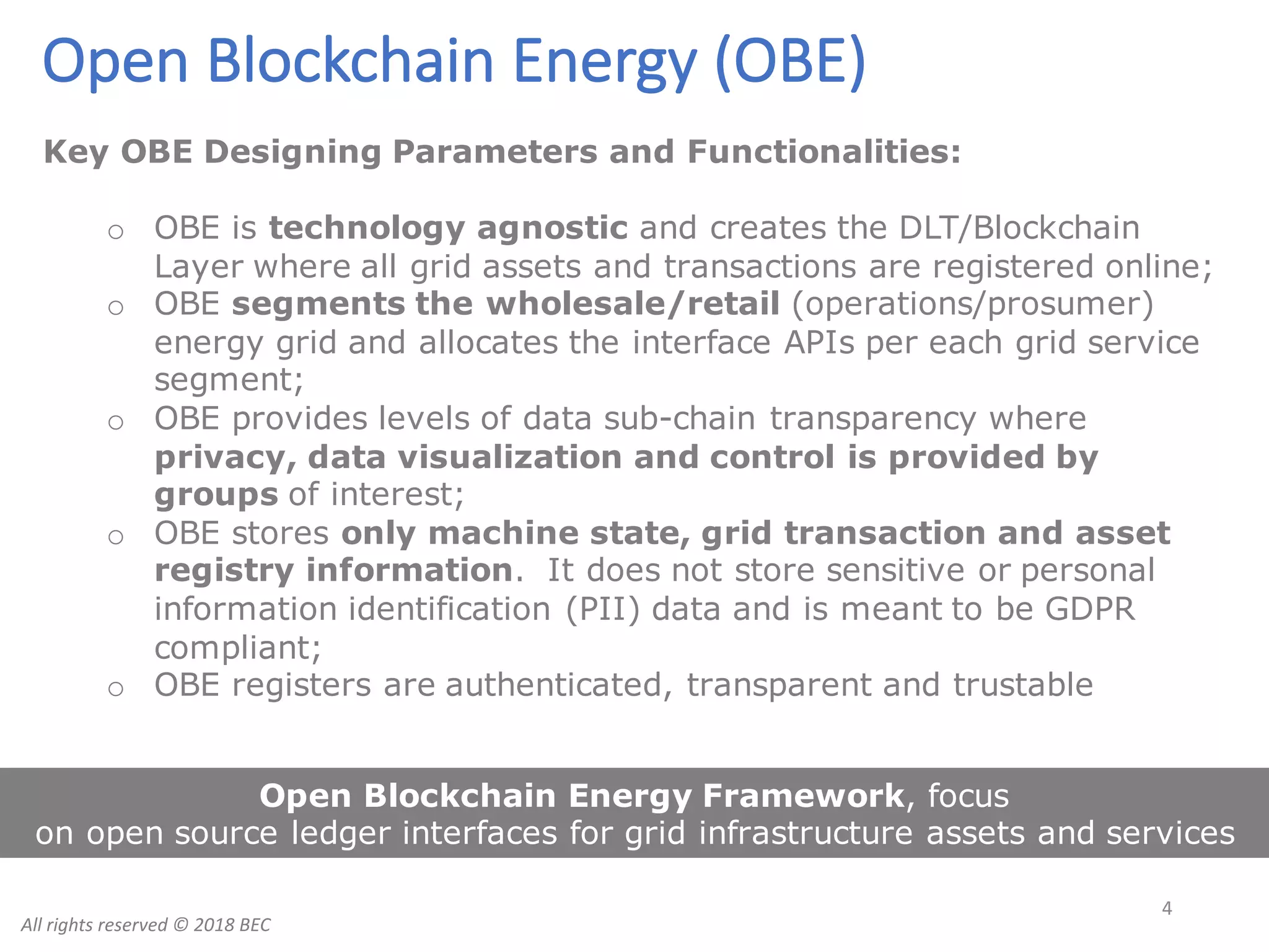 Blockchain Transactive Energy _ BEC (july 15th 2018) pdf | PPT