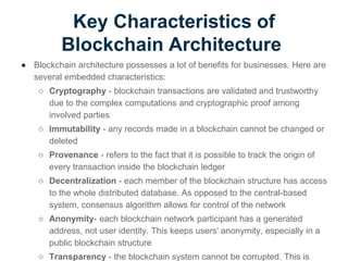Blockchain types architecture | PPTX