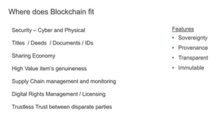 Blockchain use cases and case studies | PPT