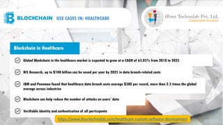 Blockchain Use Cases in Healthcare Industry - iFour Technolab Pvt. Ltd. | PPT
