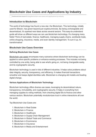Blockchain Use Cases and Applications by Industry.pdf