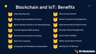 Blockchain With IoT - Top Blockchain IoT Use Cases | PDF