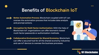 Blockchain With IoT - Top Blockchain IoT Use Cases | PDF