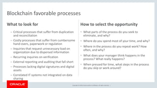 Blockchain workshop design thinking and technical workshop | PDF ...