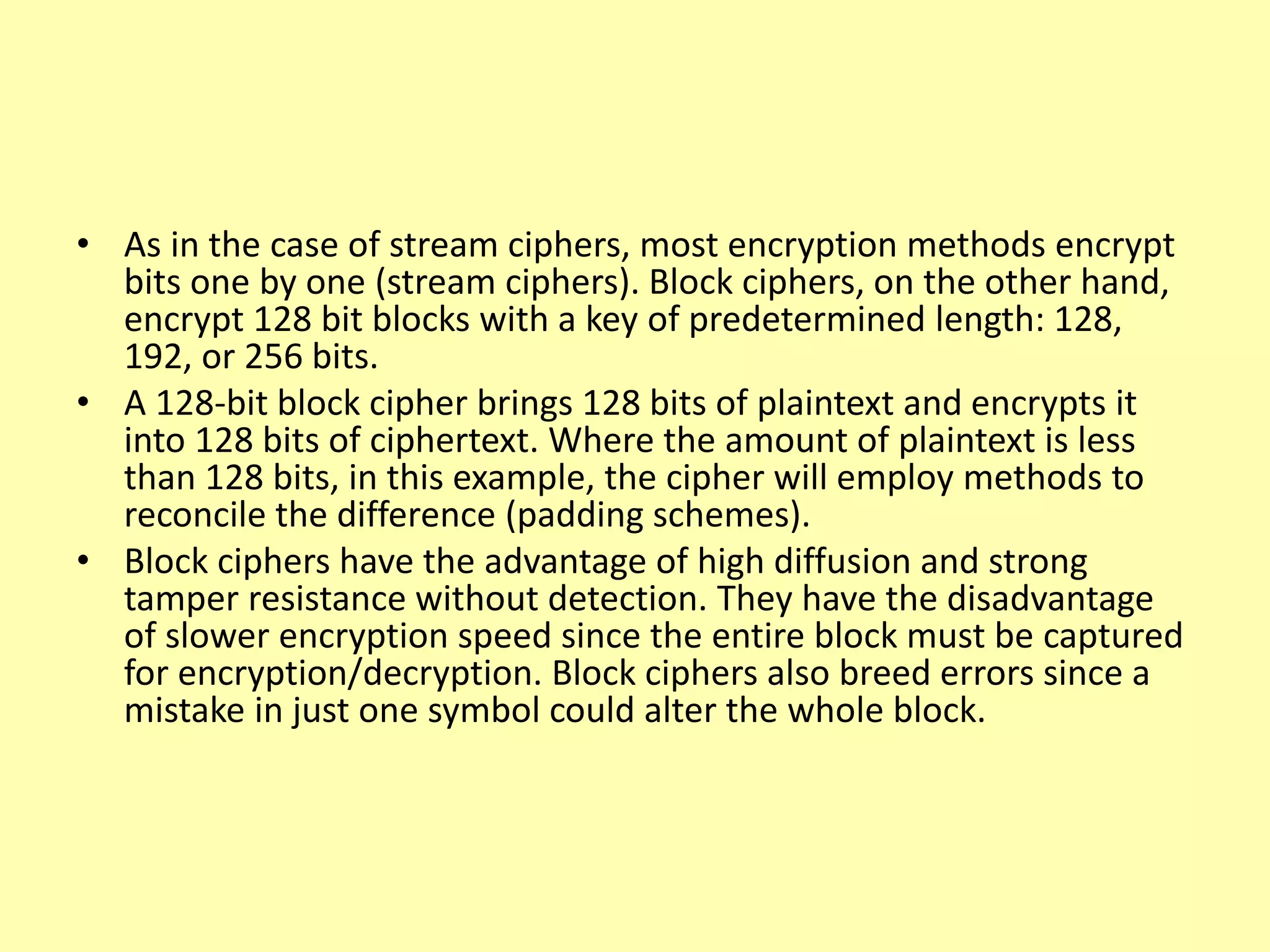 Block Cipher And Its Design Principles Ppt 