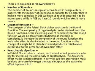 Block Cipher and its Design Principles | PPT