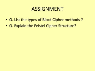 Block Cipher and its Design Principles | PPT