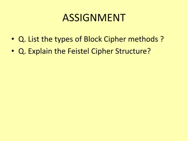 Block Cipher and its Design Principles | PPT | Computing | Technology ...