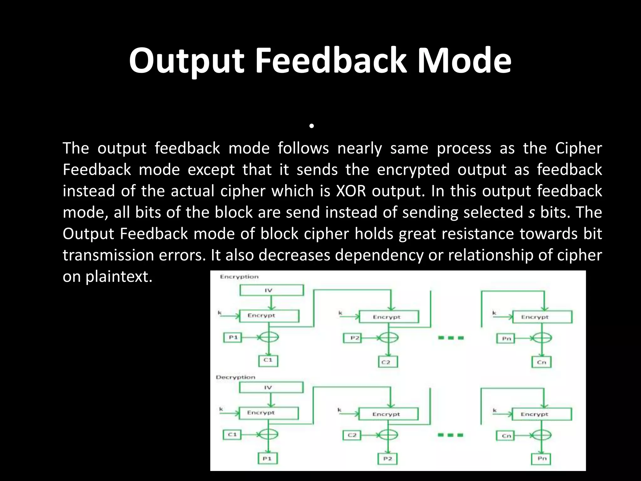 Block Cipher and Operation Modes | PPTX