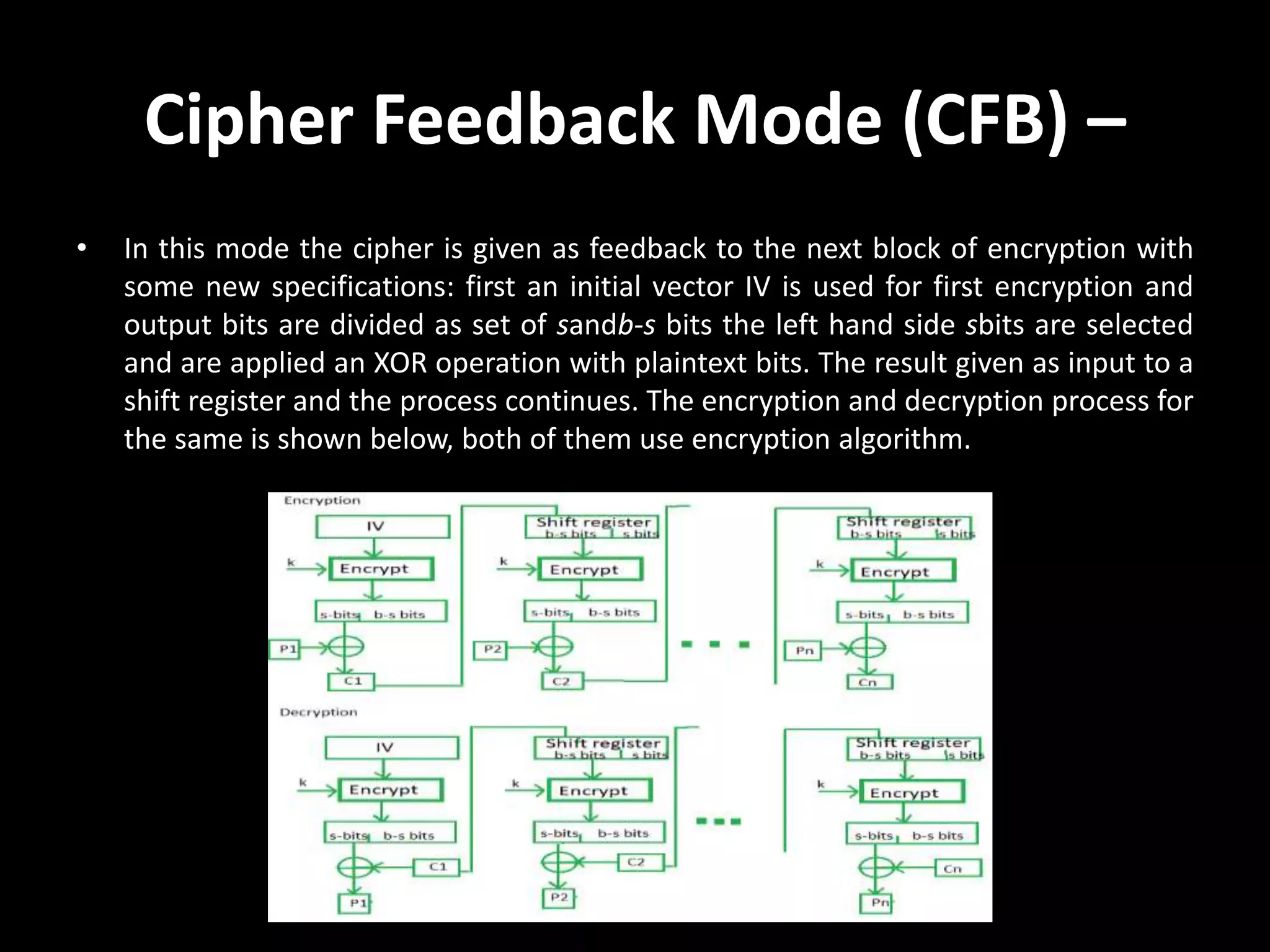 Block Cipher and Operation Modes | PPTX