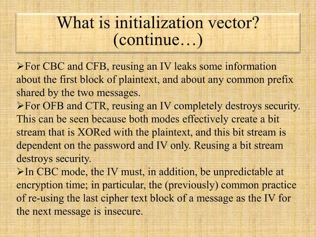 Block Ciphermodes Of Operationpptx 