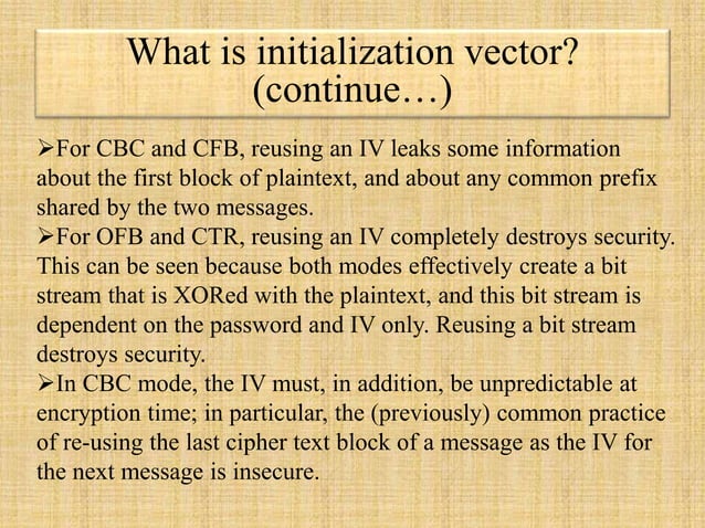 Block Cipher Modes Of Operation Pptx Programming Languages Computing 4553