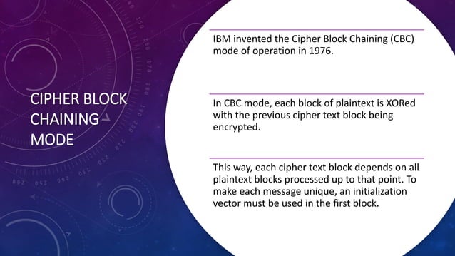Block cipher modes of operations | PPT