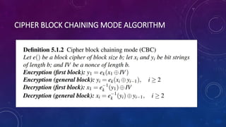 Block cipher modes of operations | PPT