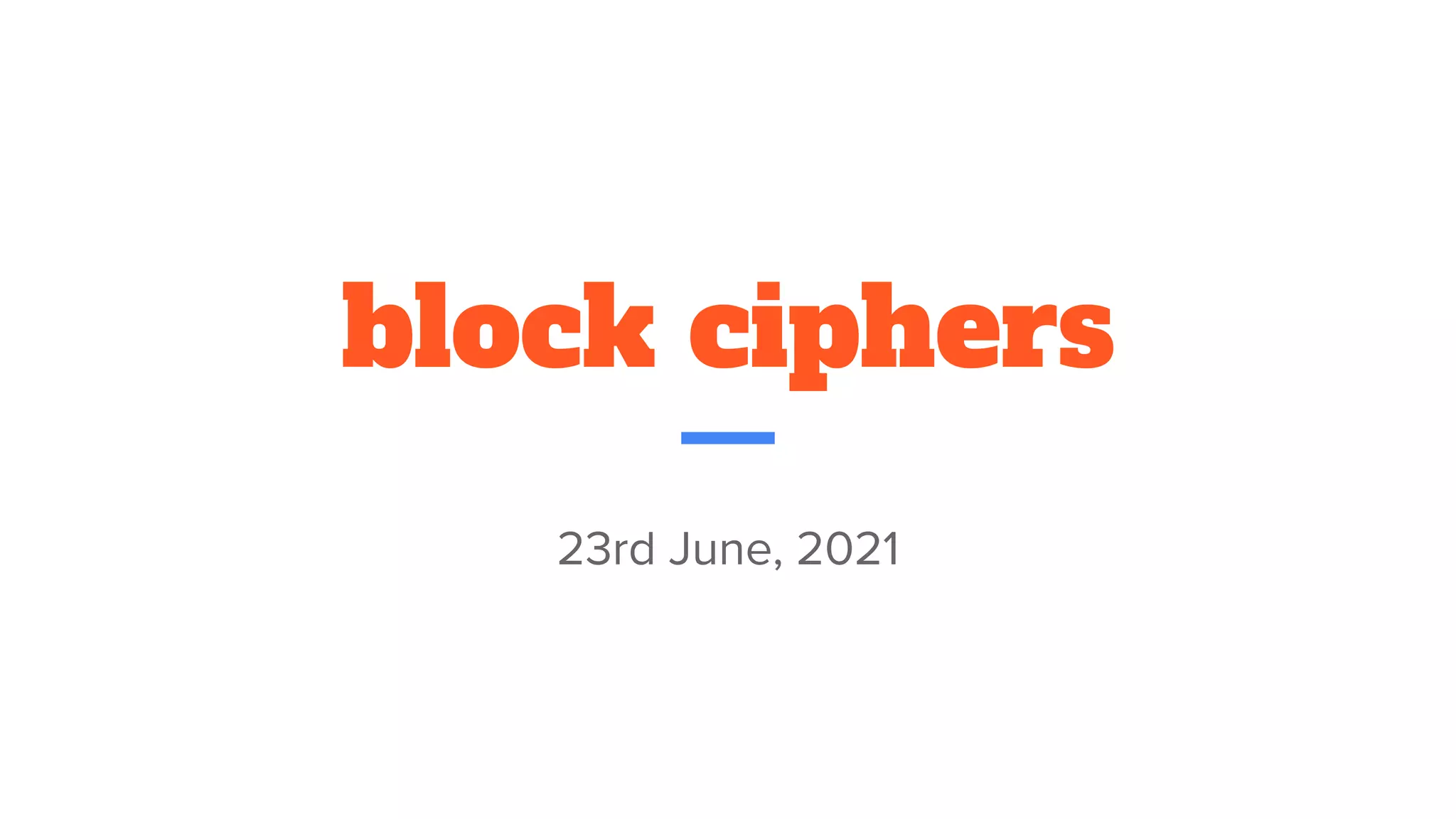 Block ciphers | PDF