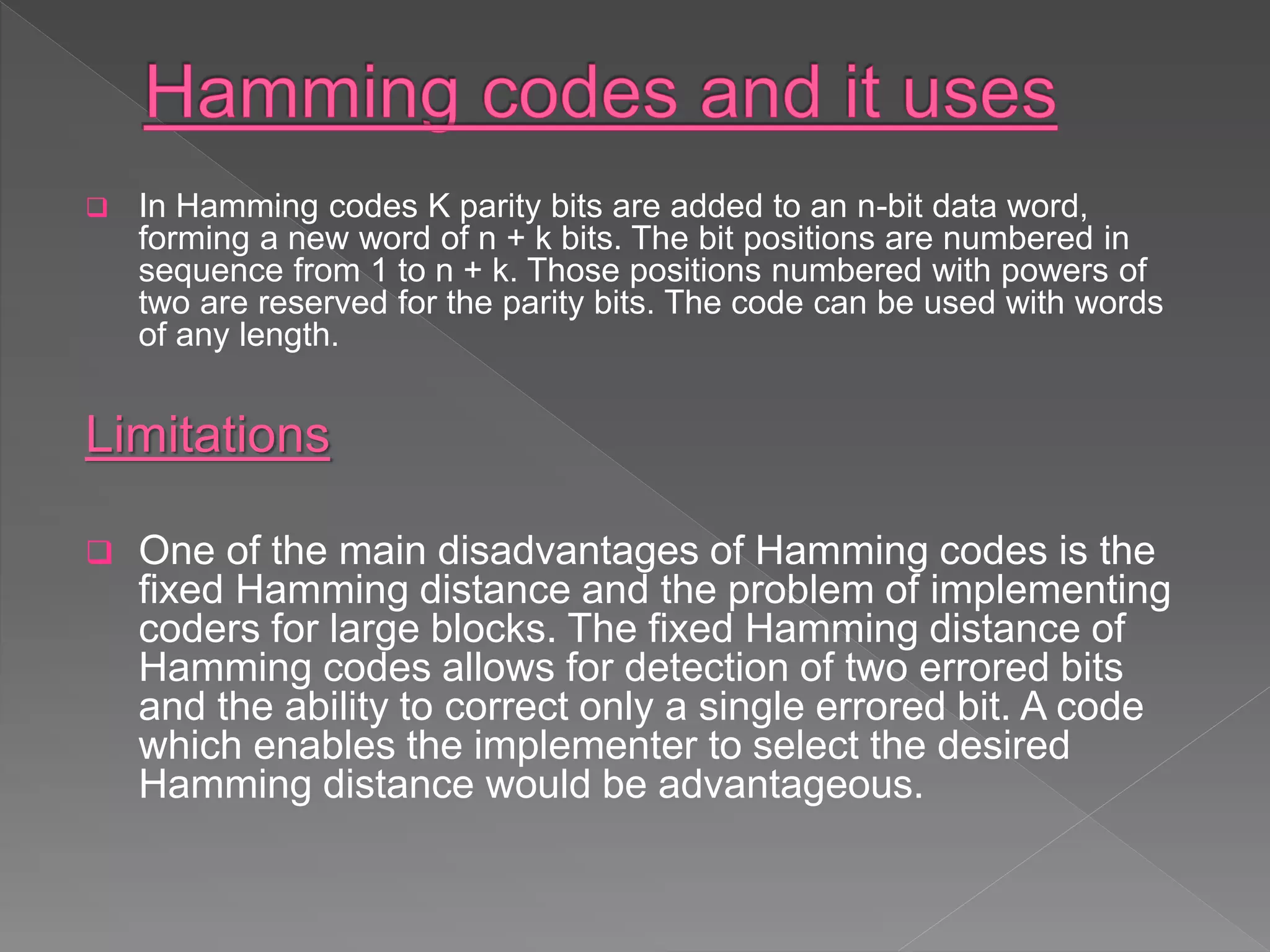 Block Coding Error Detection Parity Checking Cyclic Redundancy 2347