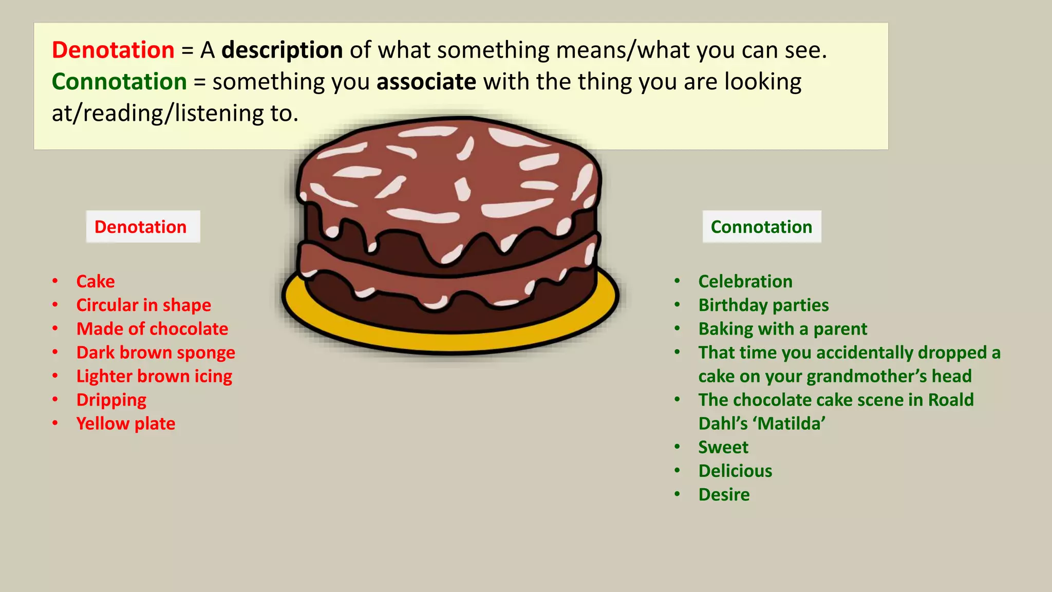 Denotation and Connotation | PPTX | True Crime | Genres